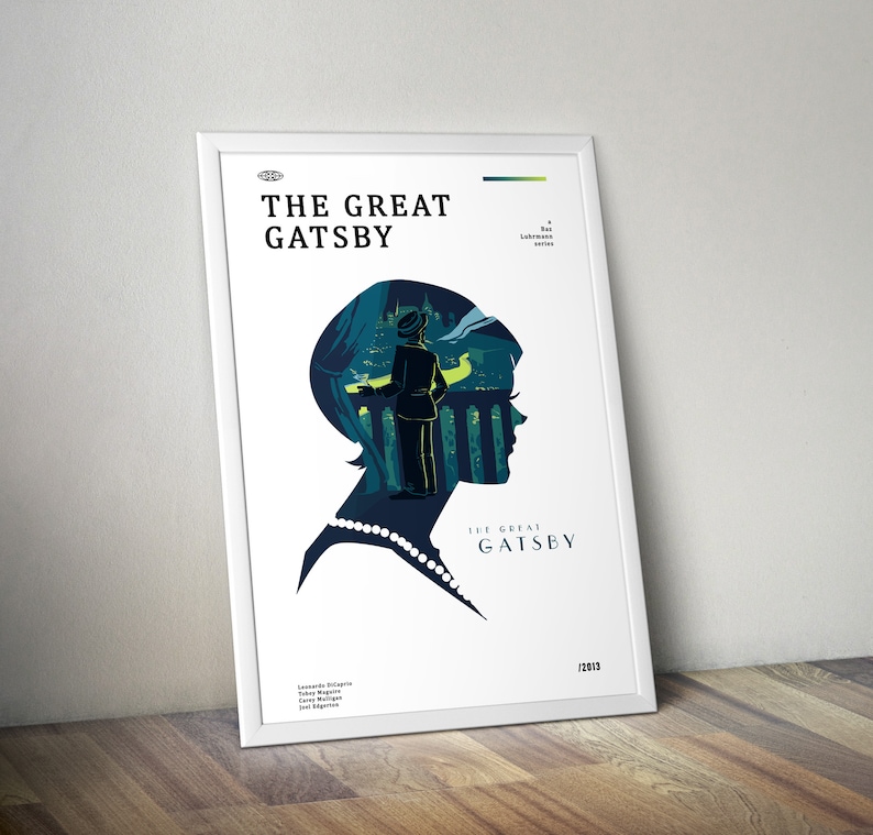 The Great Gatsby Poster, the Great Gatsby Wall Decor, the Great Gatsby ...
