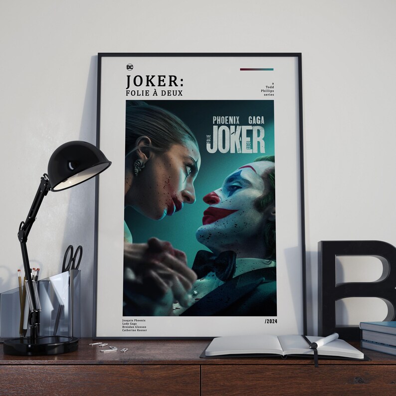 Joker Folie à Deux (2024) Film Poster, Joker Folie à Deux Movie Poster ...