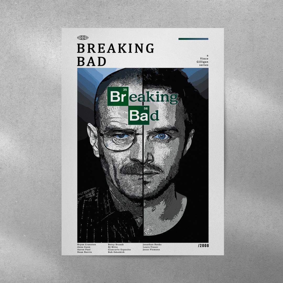 Breaking Bad Movie Poster, Breaking Bad Wall Decor, Breaking Bad Poster ...