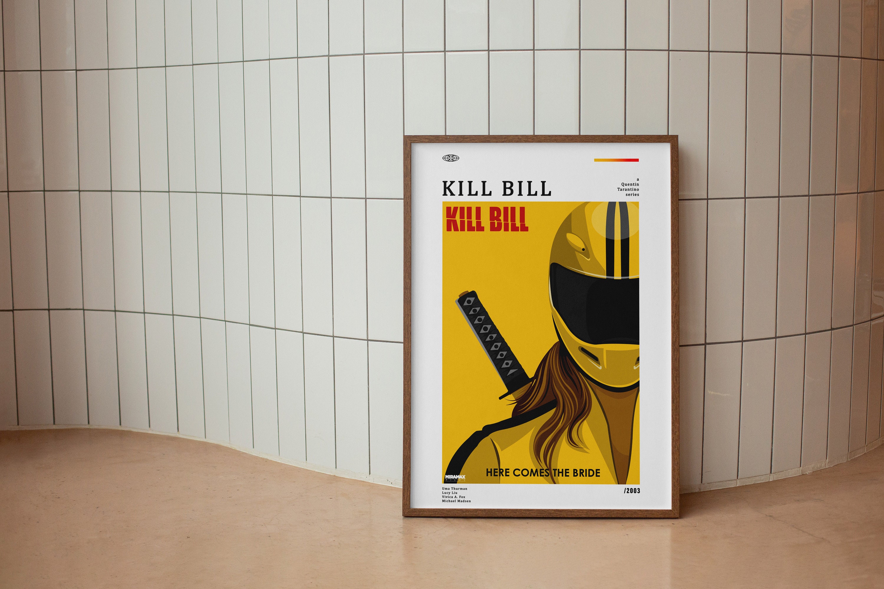 Kill Bill Movie Poster, Kill Bill Wall Decor, Kill Bill Poster Print ...