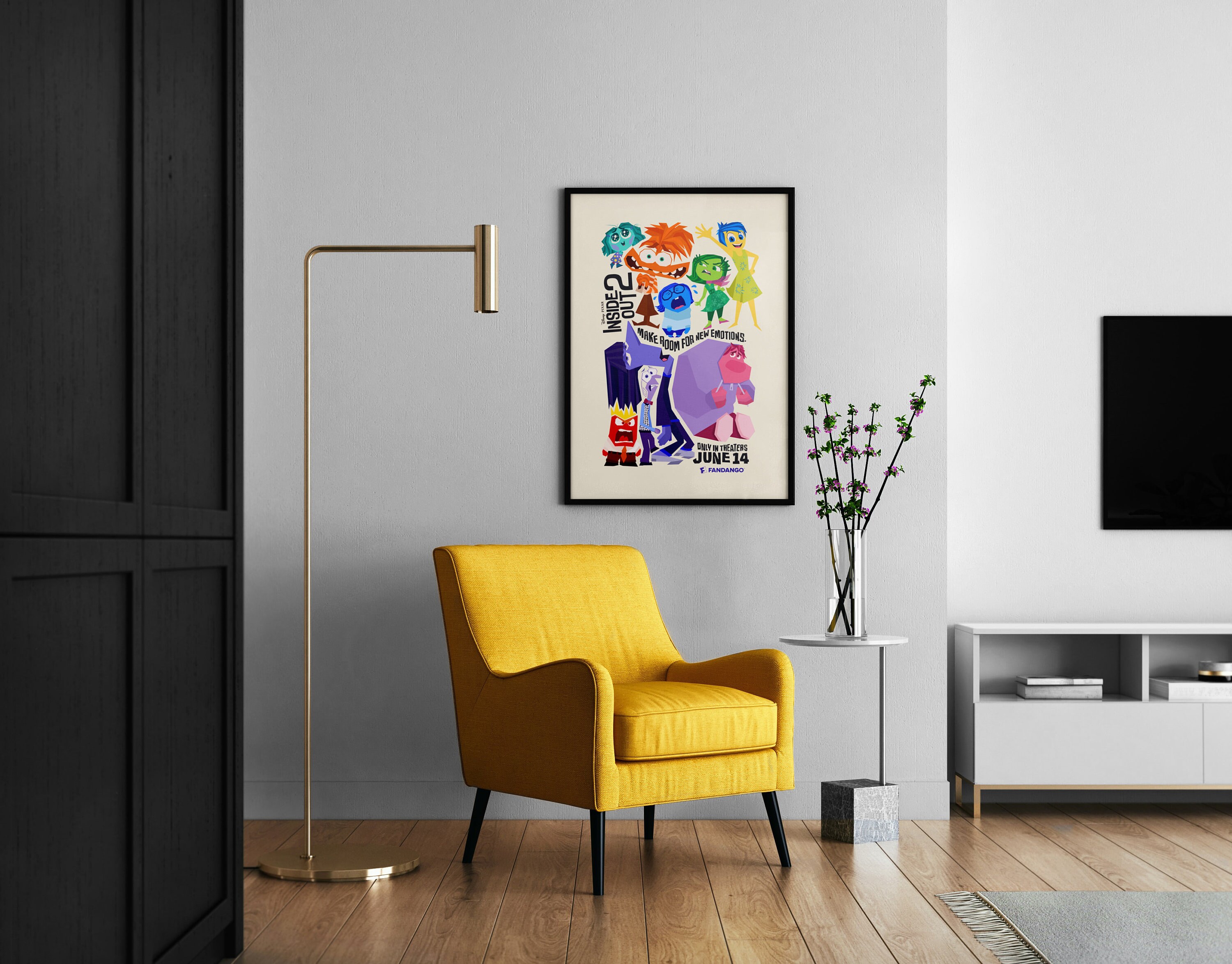 Inside Out 2 Movie Poster, Inside Out 2 Wall Decor, Inside Out 2 Poster ...
