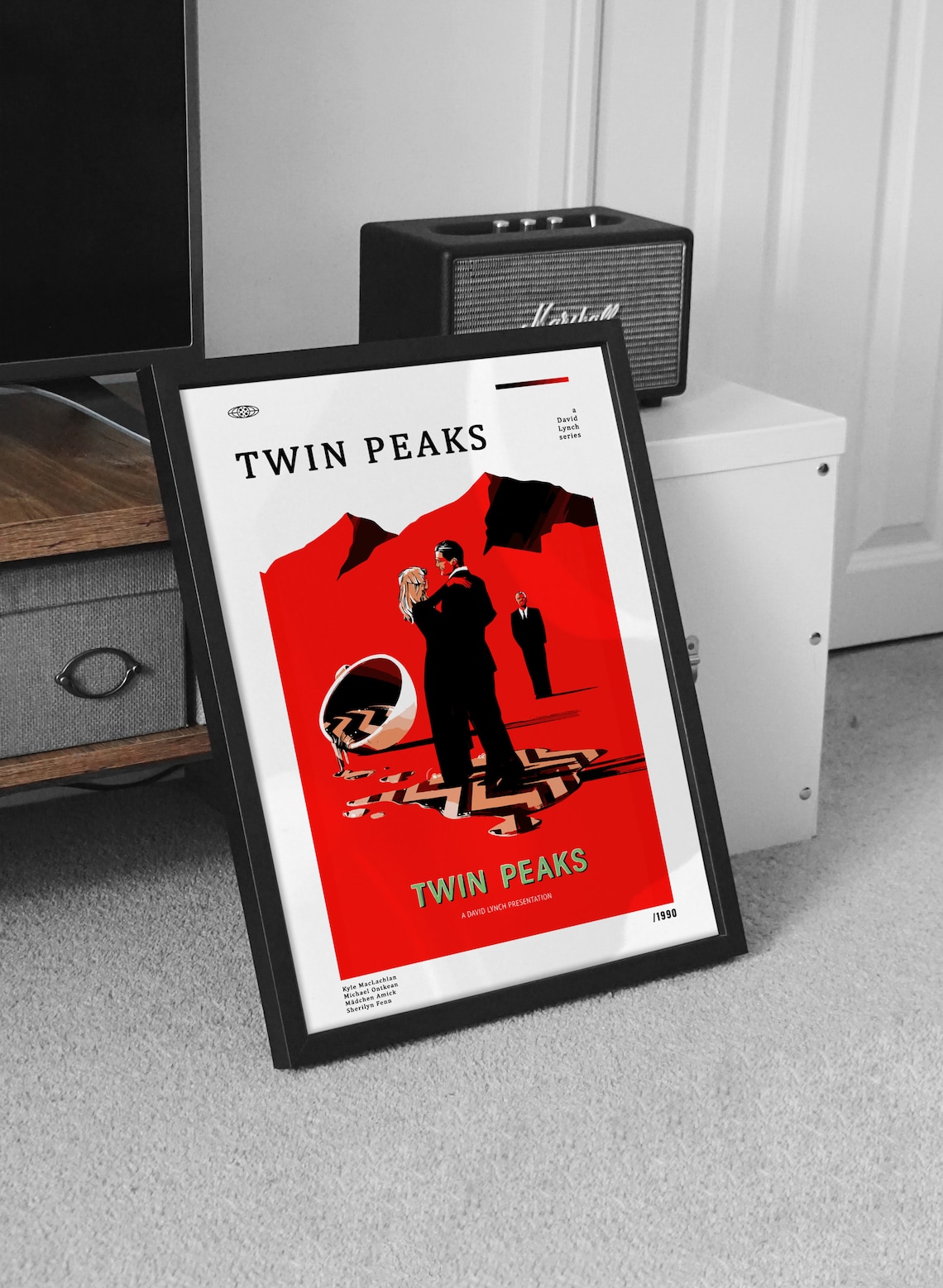 Twin Peaks Movie Poster, Twin Peaks Wall Decor, Twin Peaks Poster Print ...