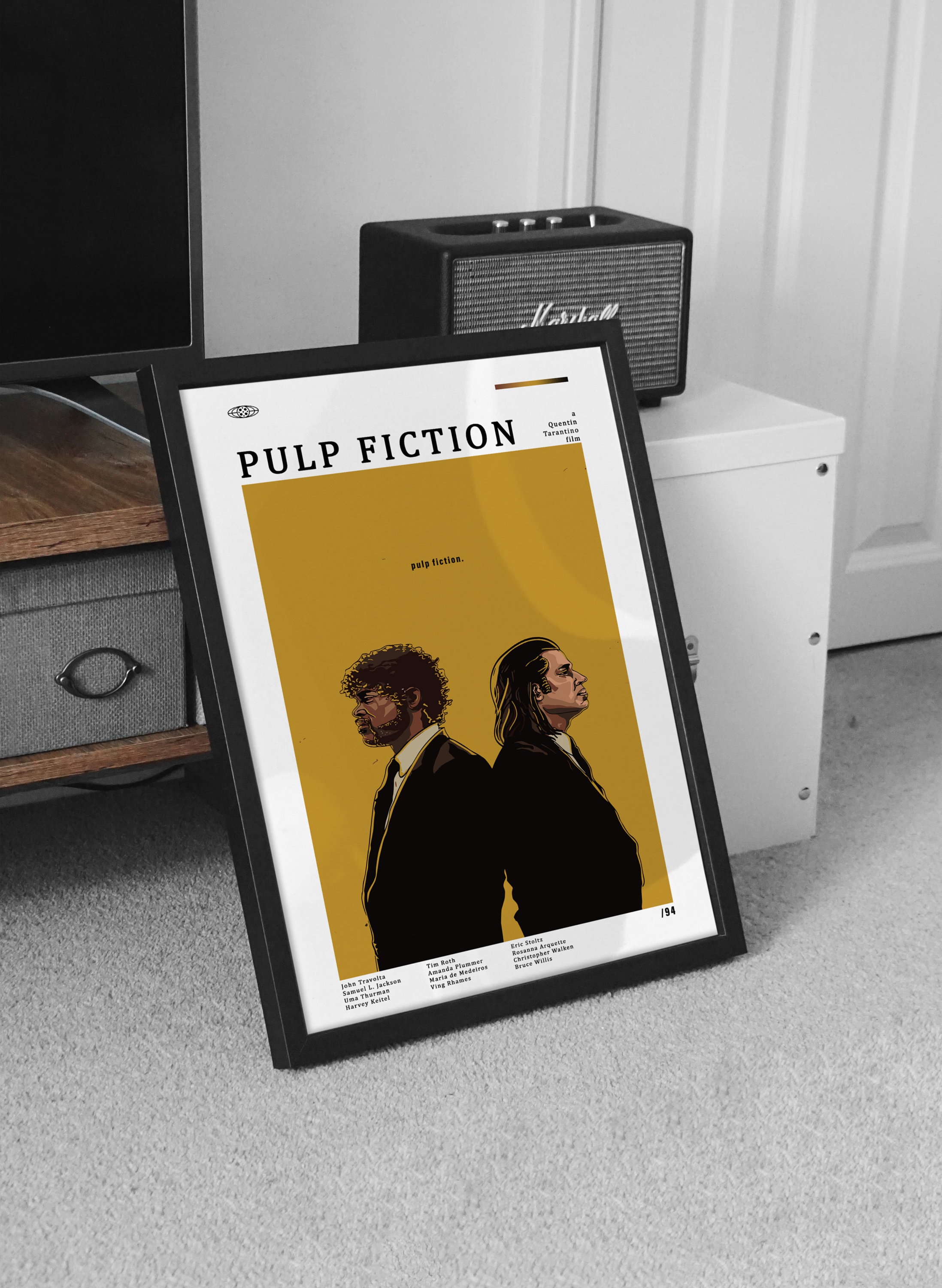 Pulp Fiction Movie Poster, Pulp Fiction Wall Decor,pulp Fiction Poster ...
