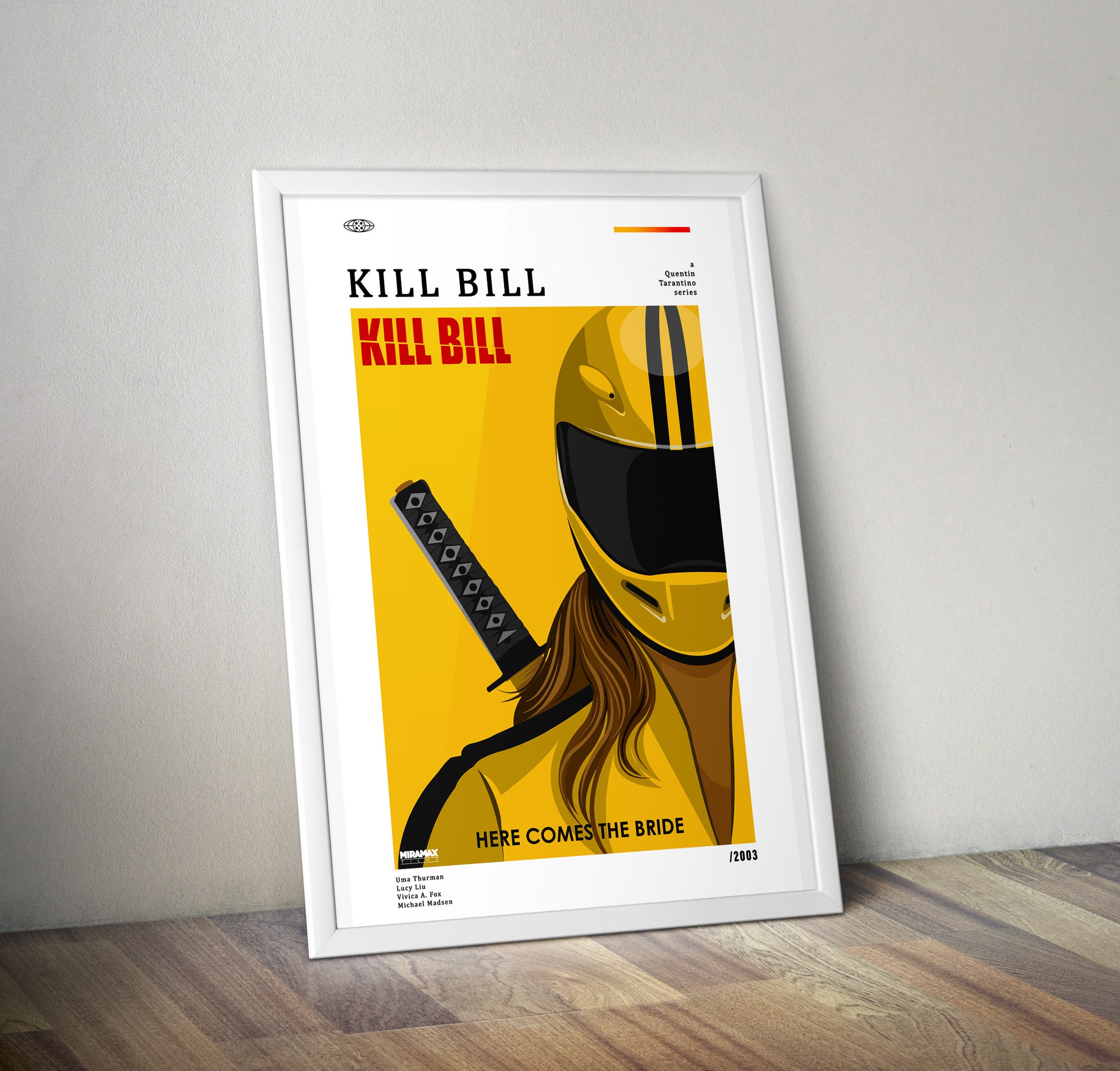 Kill Bill Movie Poster, Kill Bill Wall Decor, Kill Bill Poster Print ...
