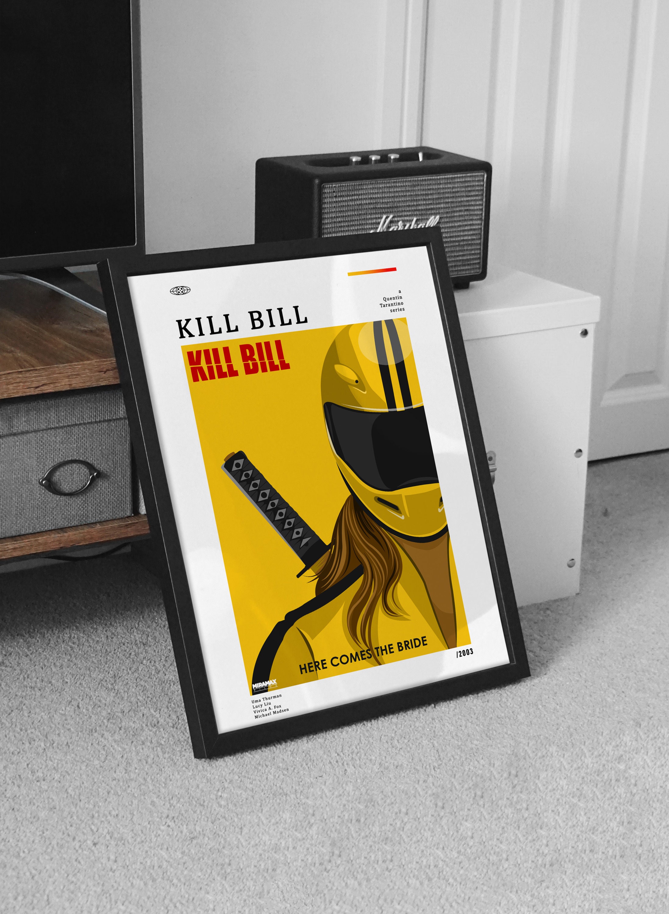 Kill Bill Movie Poster, Kill Bill Wall Decor, Kill Bill Poster Print ...