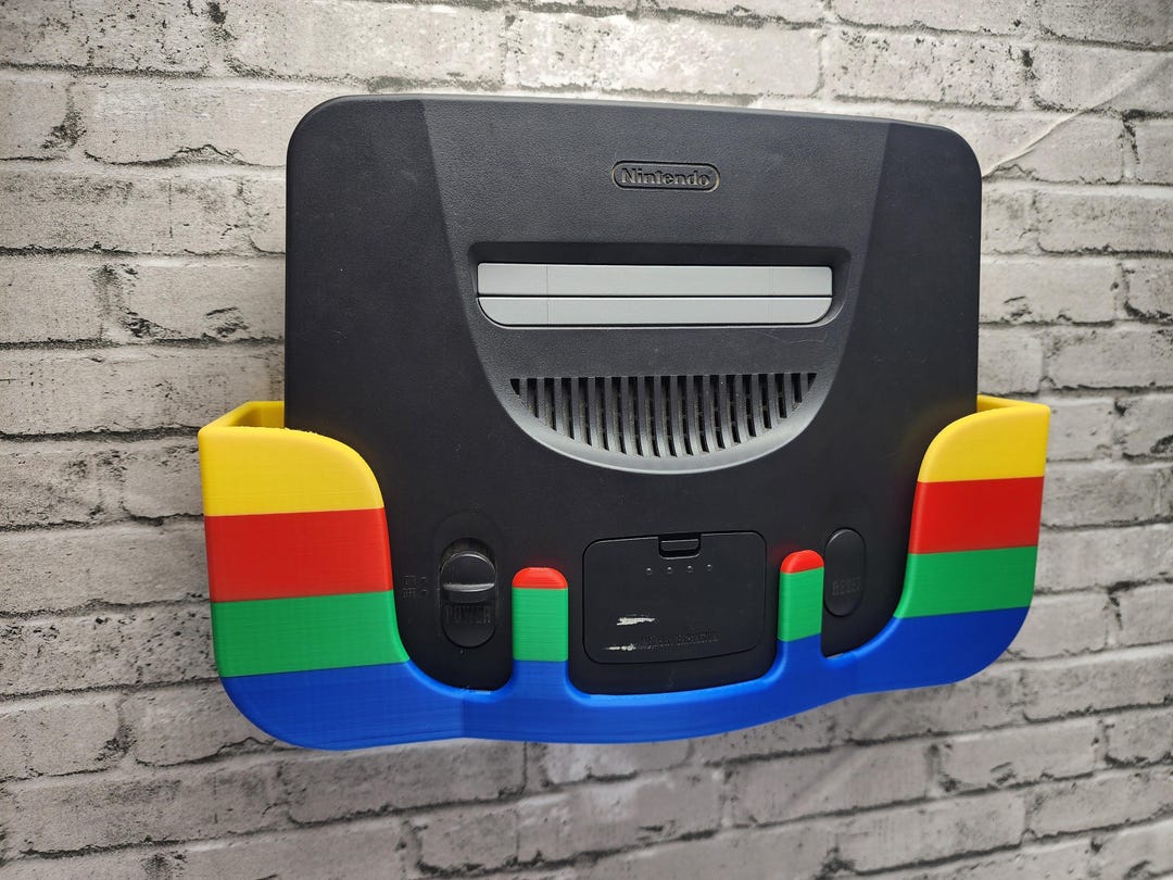 Nintendo 64 Console Wall Mount - Retro - Etsy