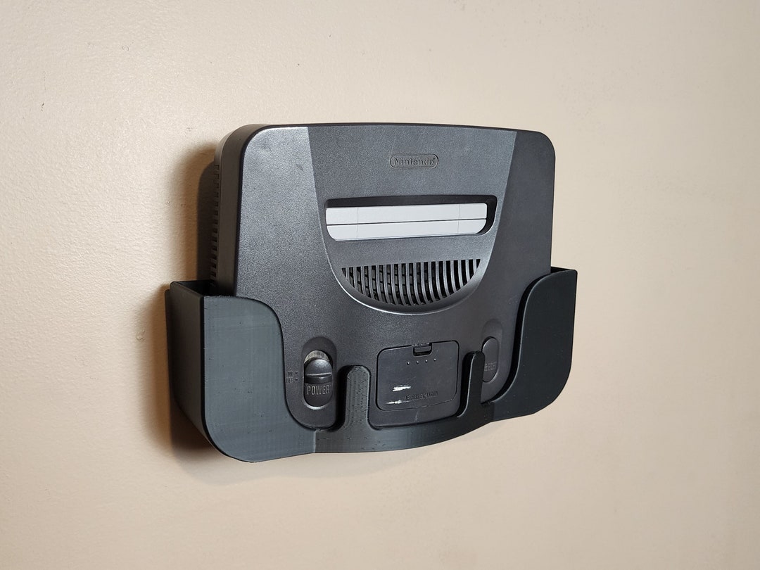 Nintendo 64 Console Wall Mount (downward Facing Controller Port Access ...
