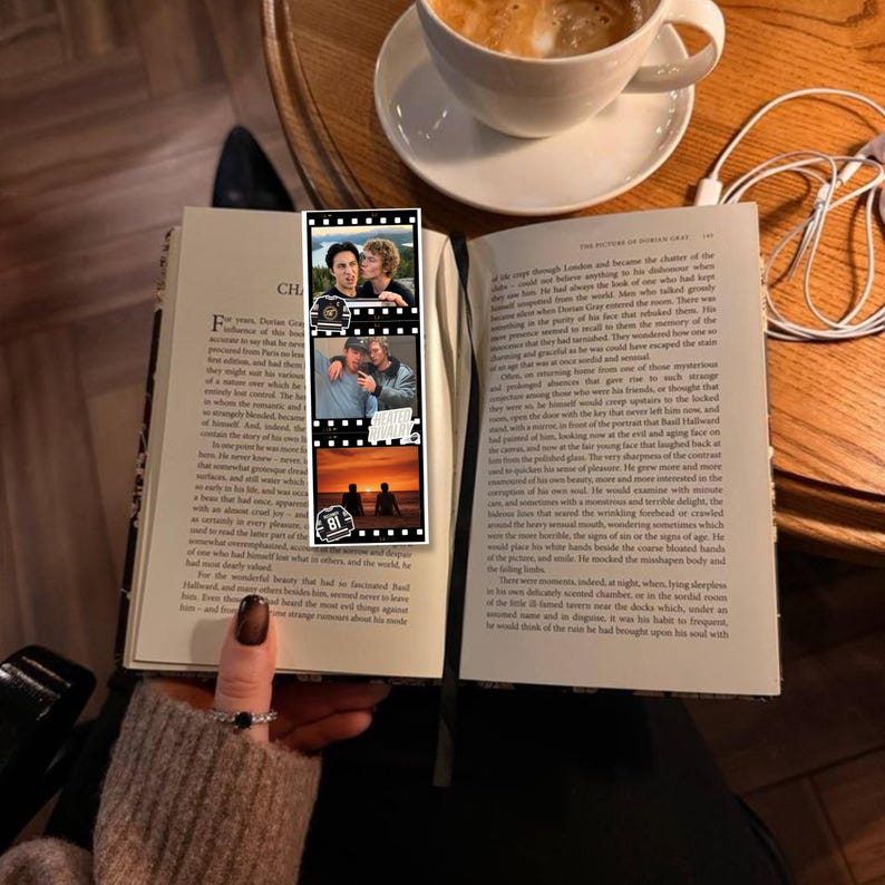 Heated Rivalry Bookmarks Set, Shane and Ilya Film Strip Bookish Gift ...