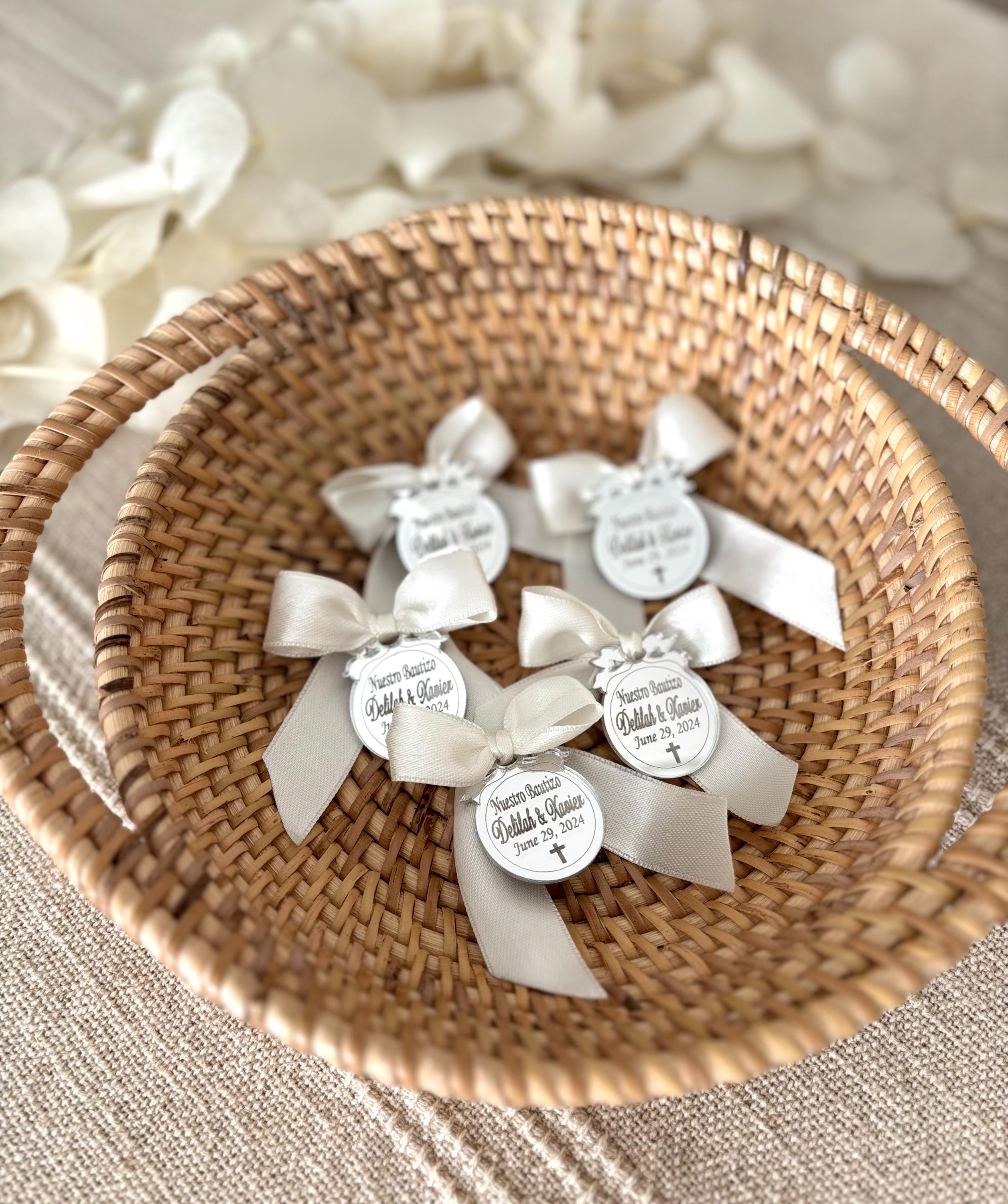 Custom Cross Baptism Name Tag, Baptism Favor Tag, Lettering Name Logo ...