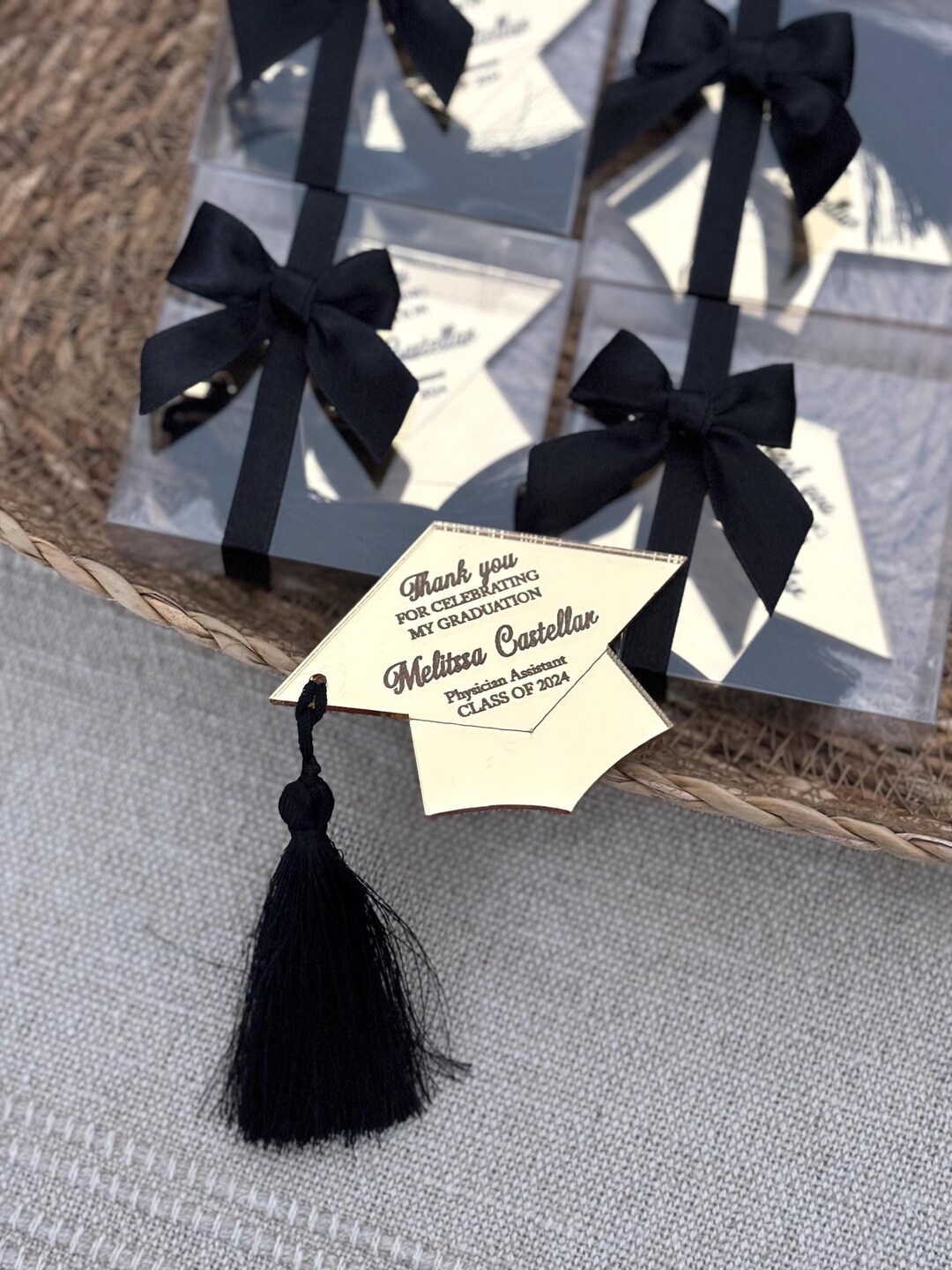 Graduation Cap Magnets, Class of 2025, Graduation Favors, Graduation ...