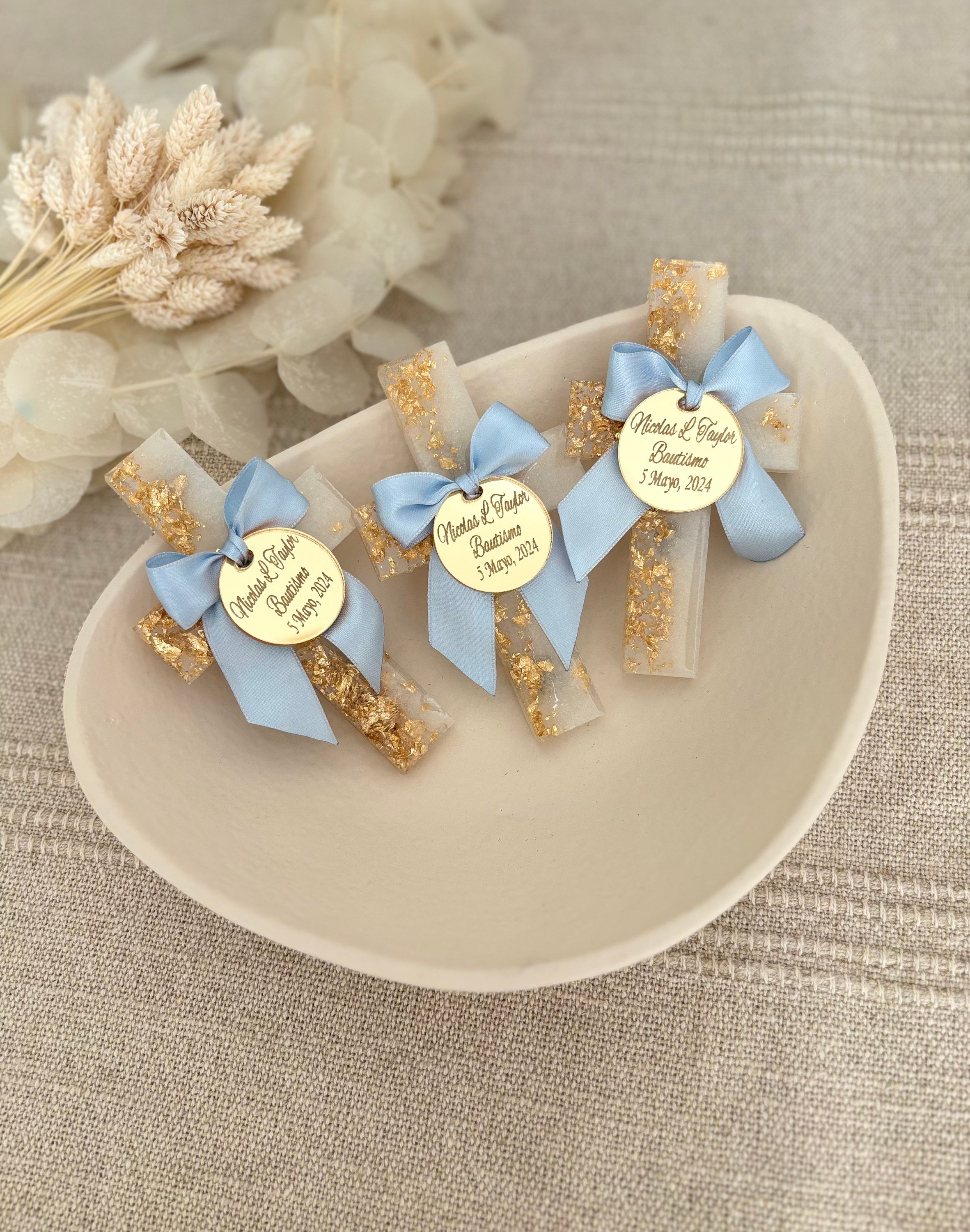 Personalized Baptism Favors for Girl and Boy, First Communion Favors ...