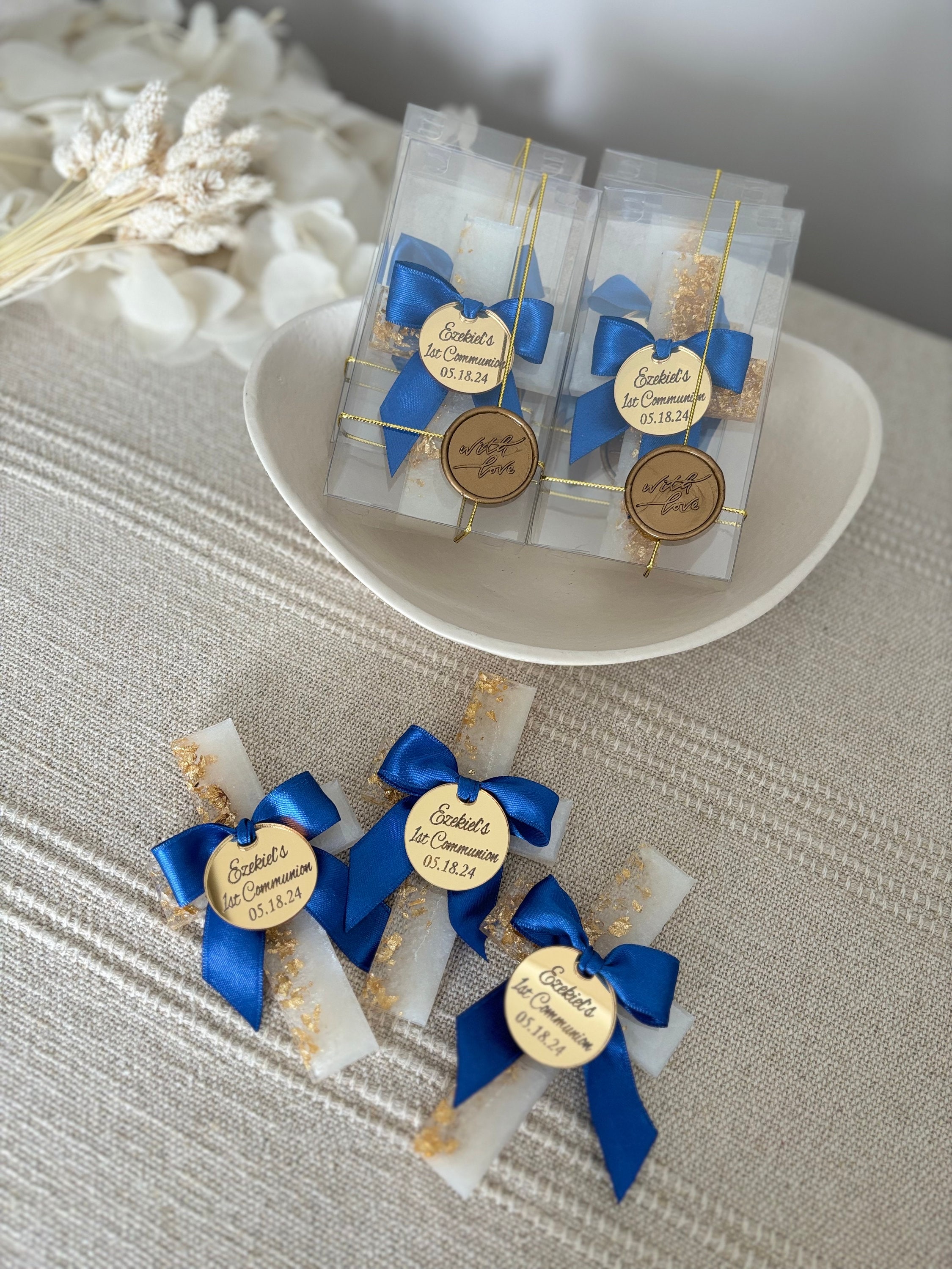 Baptism Favors for Girl, Christening Favors, Holy Communion Favors, Mi ...
