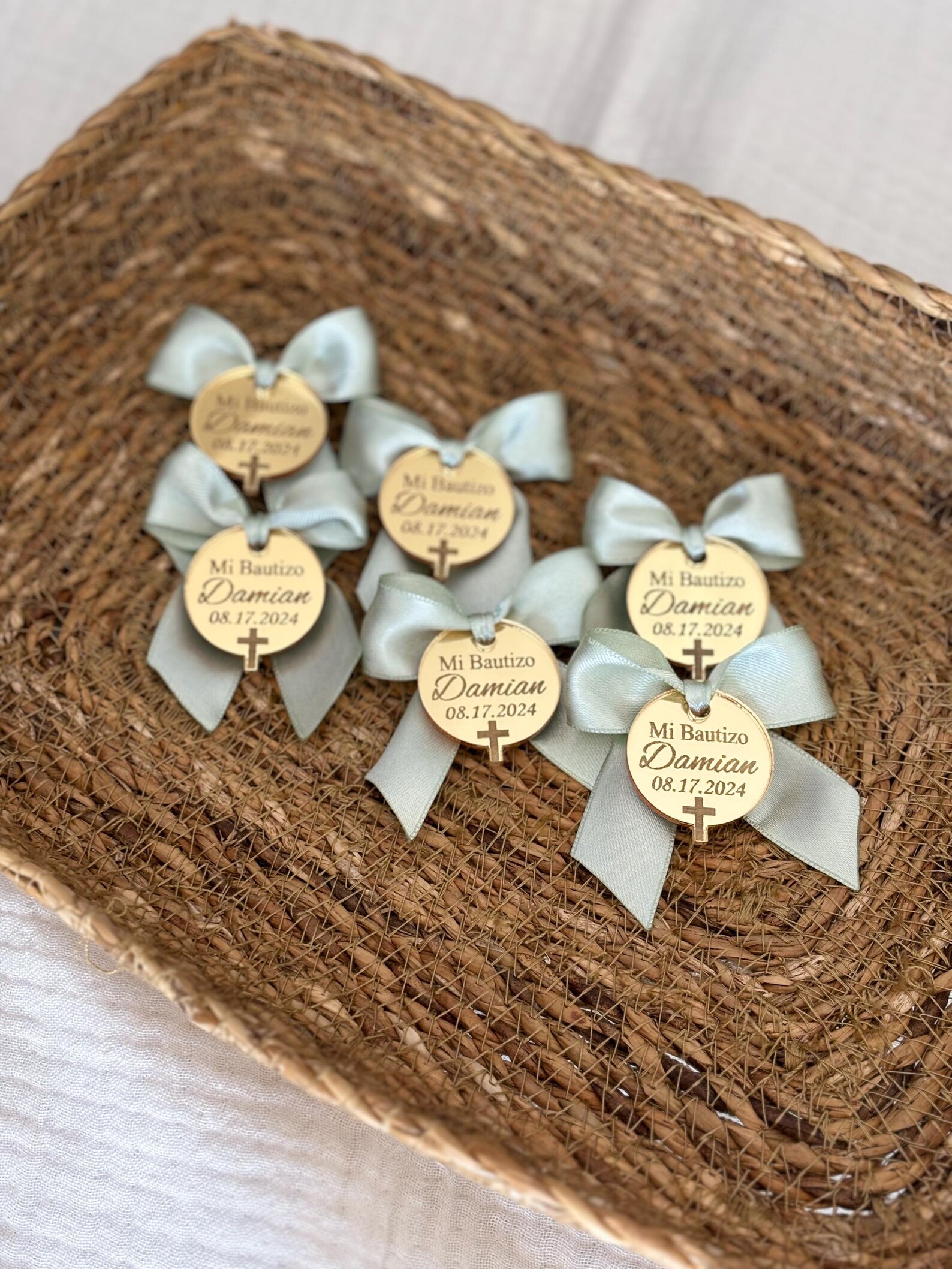 Custom Cross Baptism Name Tag, Baptism Favor Tag, Lettering Name Logo ...