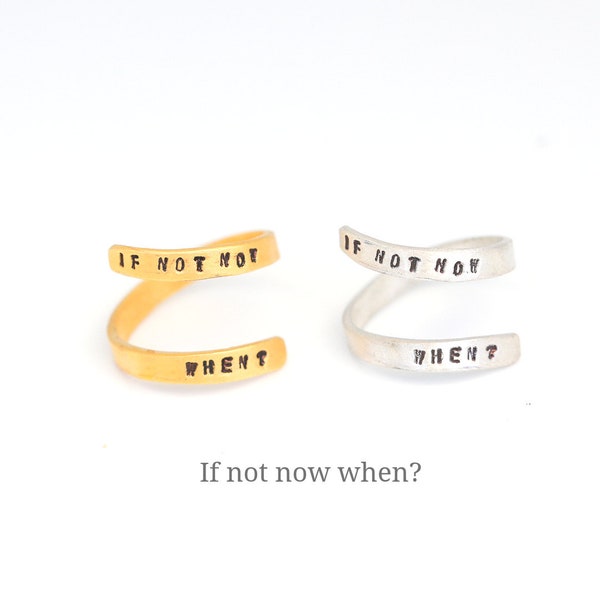 Quote Ring - Etsy