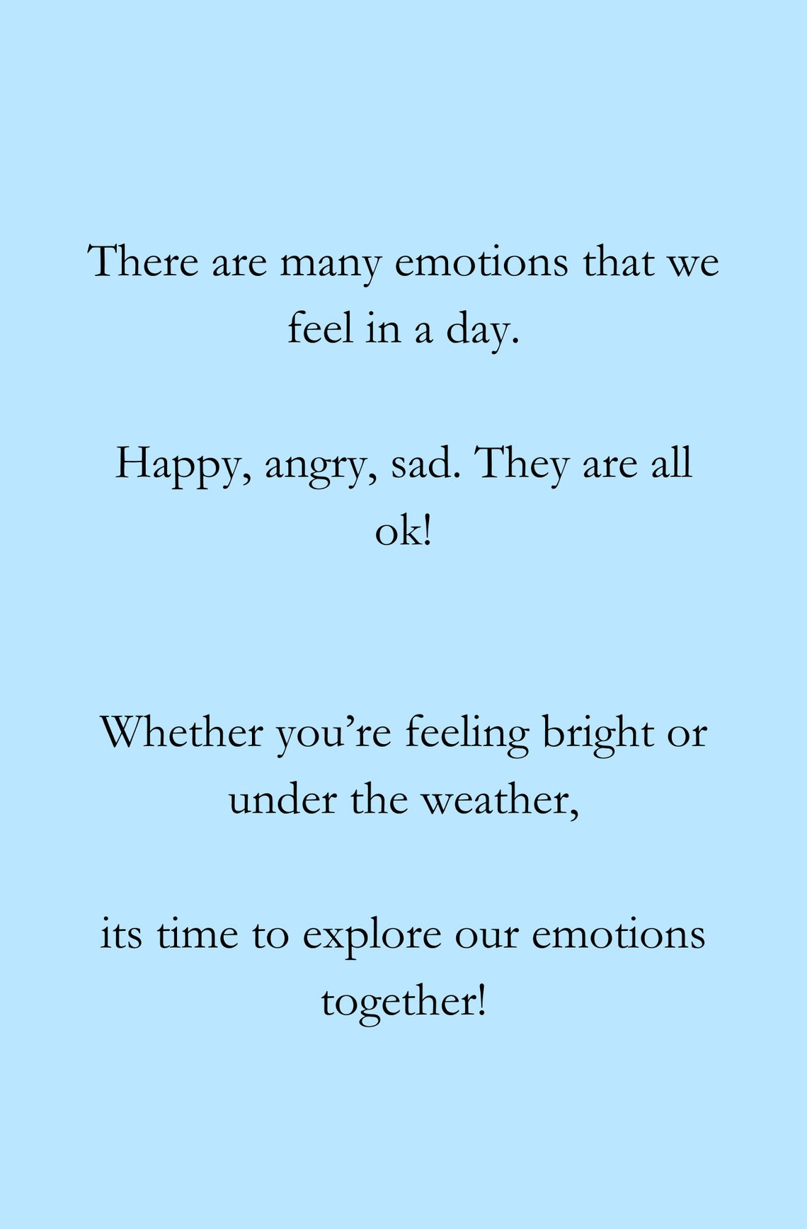 Me and My Emotions: A Multi-sensory Story - Etsy