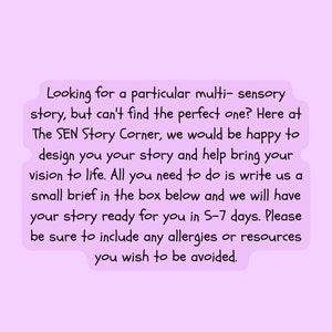 Personalised Made to Order Multi-sensory Story - Etsy