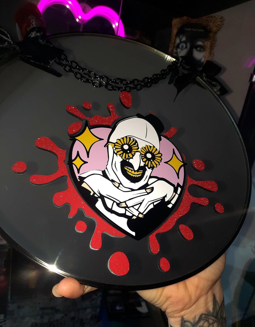 Art the Clown Inspired Terrifier Hanging Mirror Home Decor Hanging ...