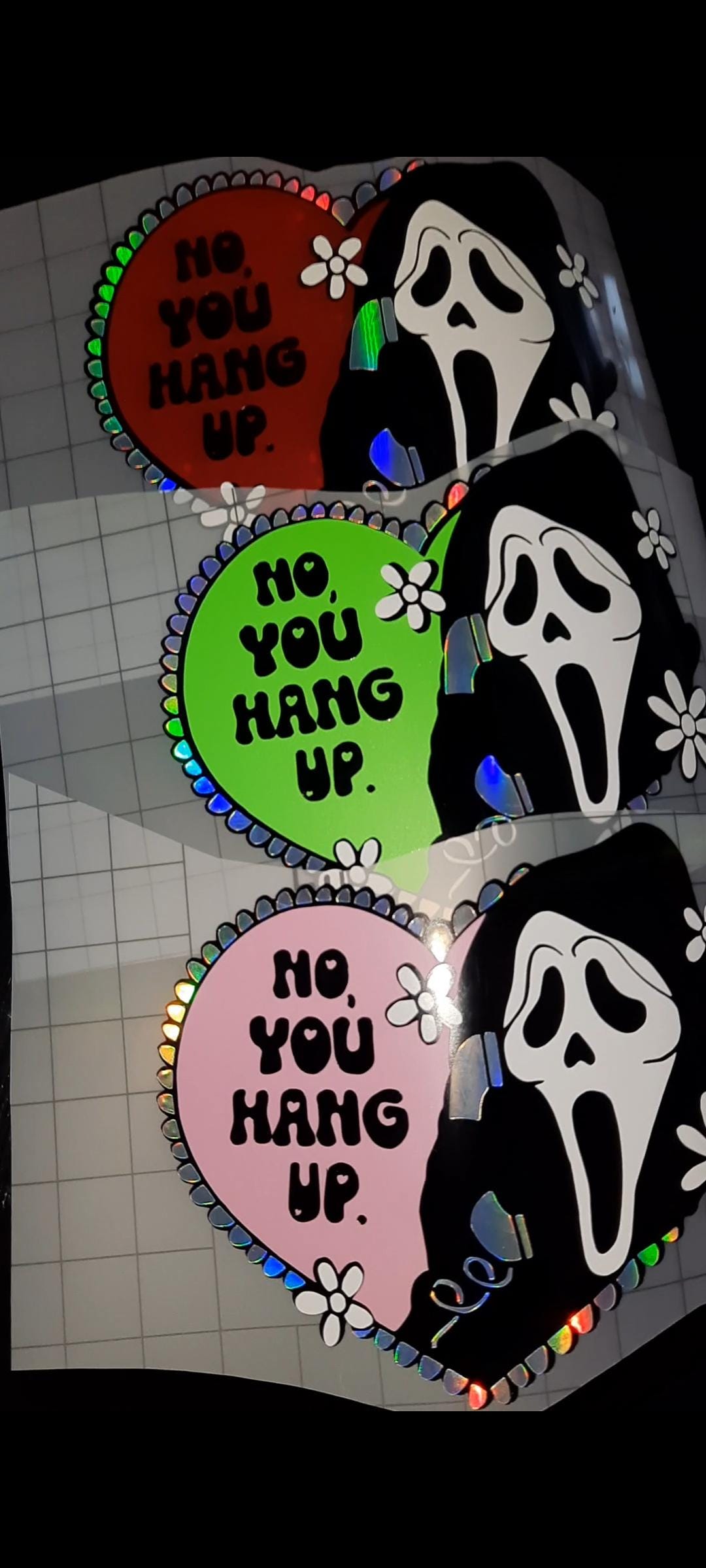 Cute Ghostface Scream Car Window Decal Horror Mirror Sticker ...