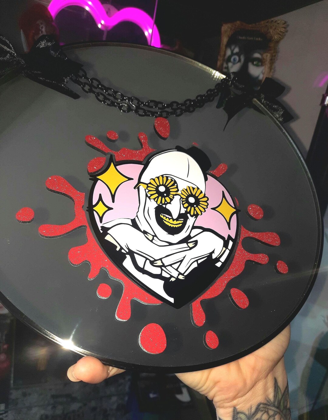 Art the Clown Inspired Terrifier Hanging Mirror Home Decor Hanging ...