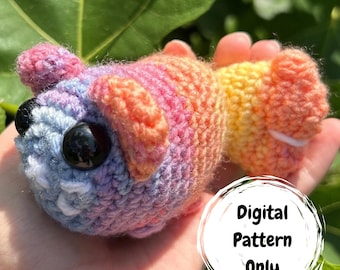 Cat Fish Fidget Crochet Pattern - Etsy
