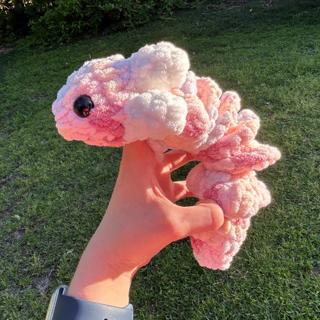 Fluffy Axolotl Fidget Crochet Pattern PDF - Etsy