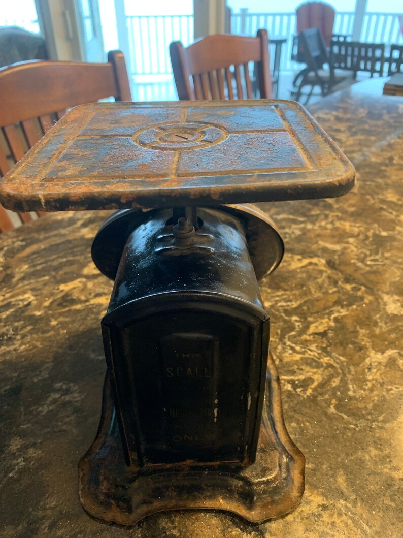 Antique Columbia Kitchen Scale 24 Lbs by Ounces. Black - Etsy