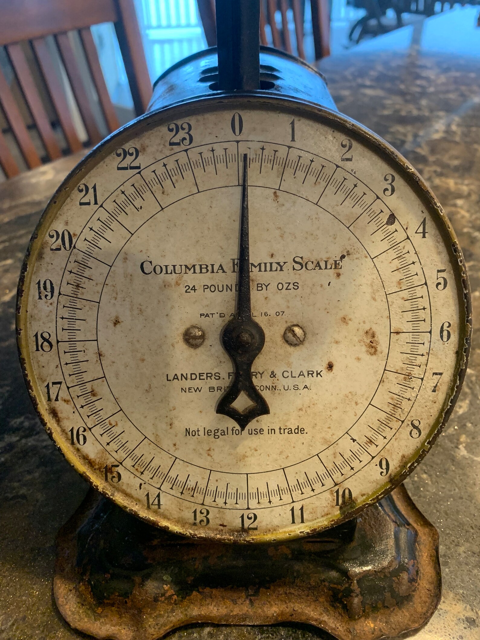 Antique Columbia Kitchen Scale 24 Lbs by Ounces. Black - Etsy