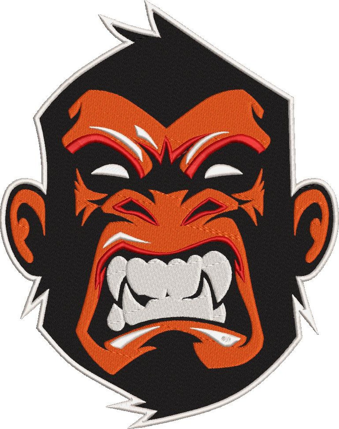 Monkey, Machine Embroidery Design, Mascot, 4 Sizes, Instant Download - Etsy