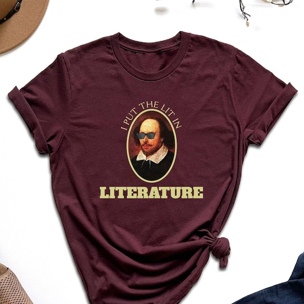 Literary Tshirts - Etsy