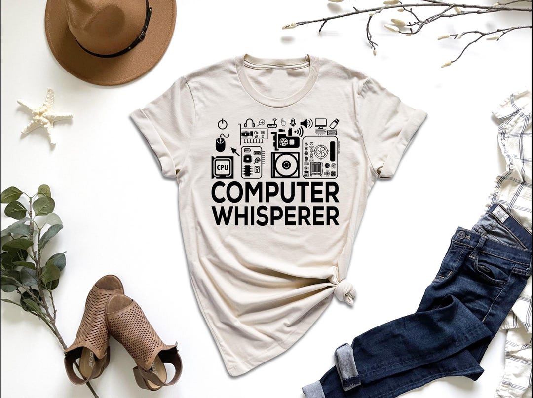 Computer Whisperer Shirt, IT Tech Shirt, Computer Nerd Shirt, Software ...