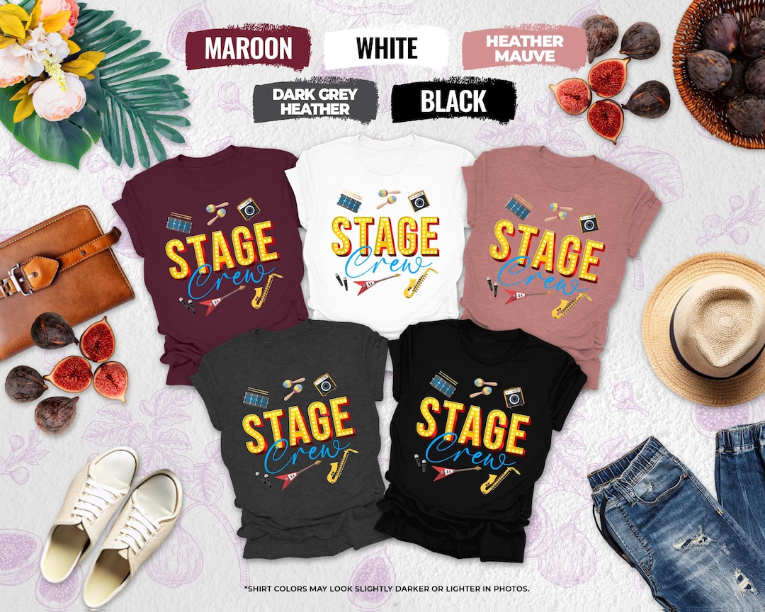 Stage Crew Shirt, Stage Group Shirt, Dance Stage Crew Shirts, Music ...