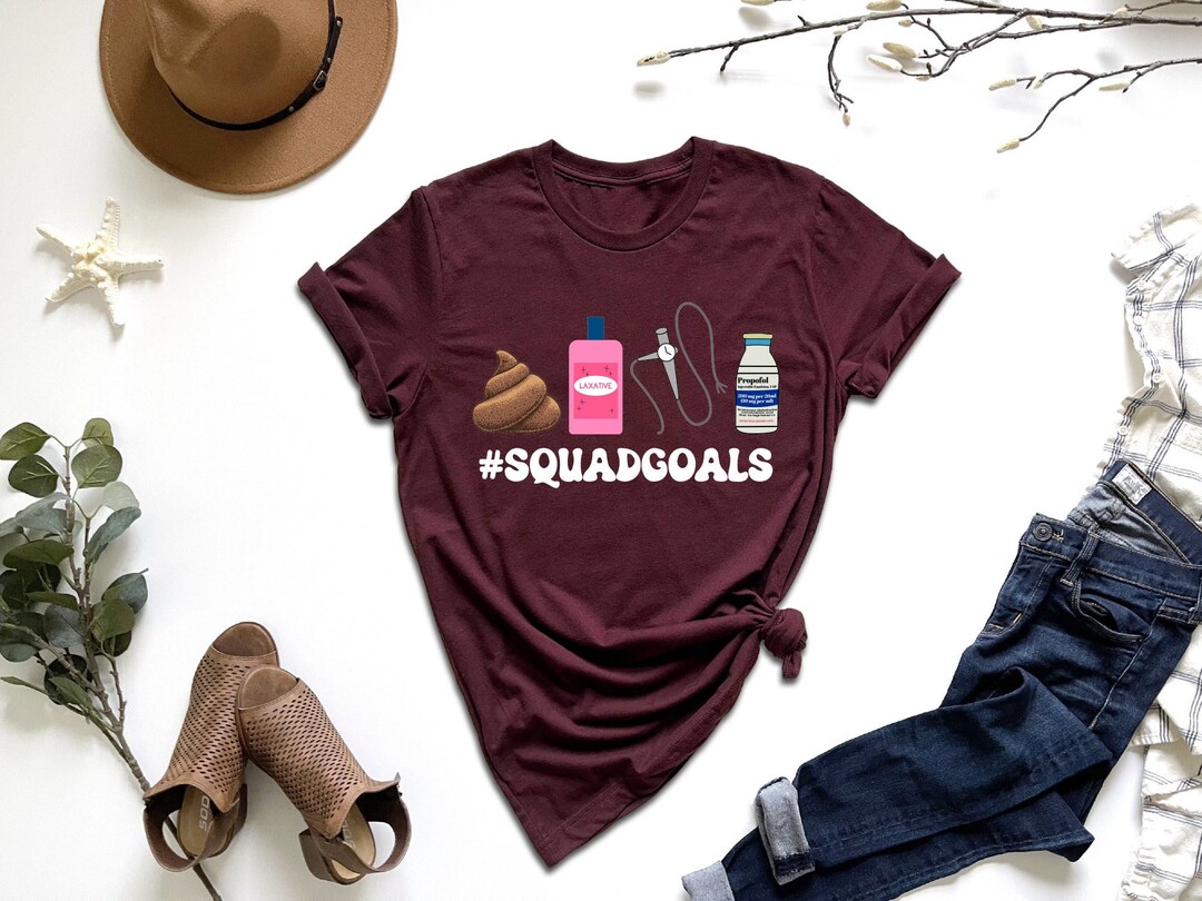 GI Endo Squad Goals Shirt, Colonoscopy Crew Shirt, Gift for ...