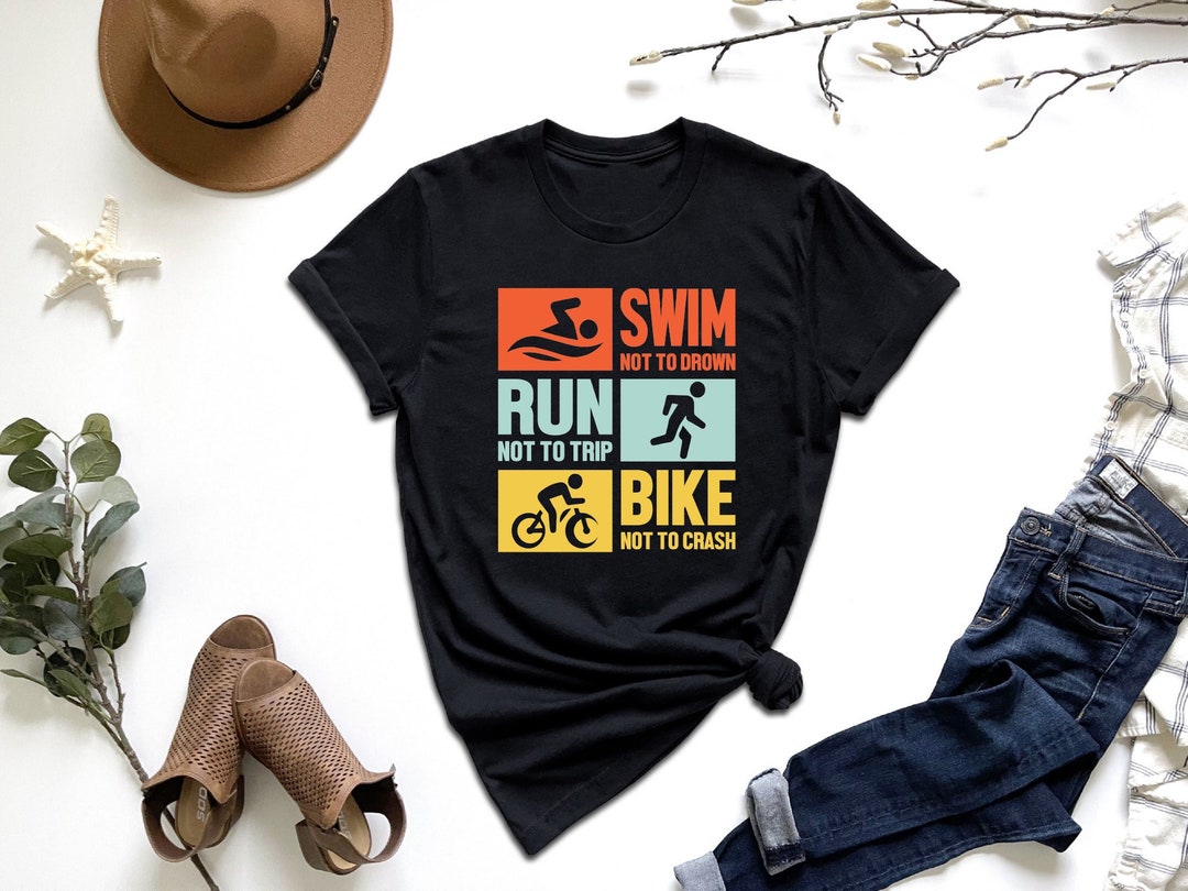 Triathlon Shirt, Triathlon Support Team Shirt, Sport Lover Tshirt, Swim ...