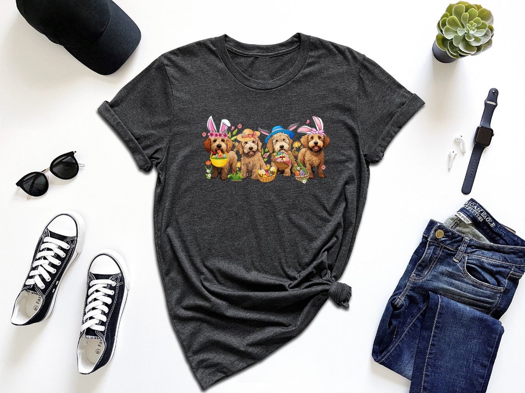 Goldendoodle Easter Shirt, Easter Dog Shirt, Bunny Ears Doodle Tshirt ...
