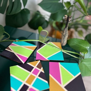Custom Bohemian/afrocentric Coasters (set of 4) - Etsy