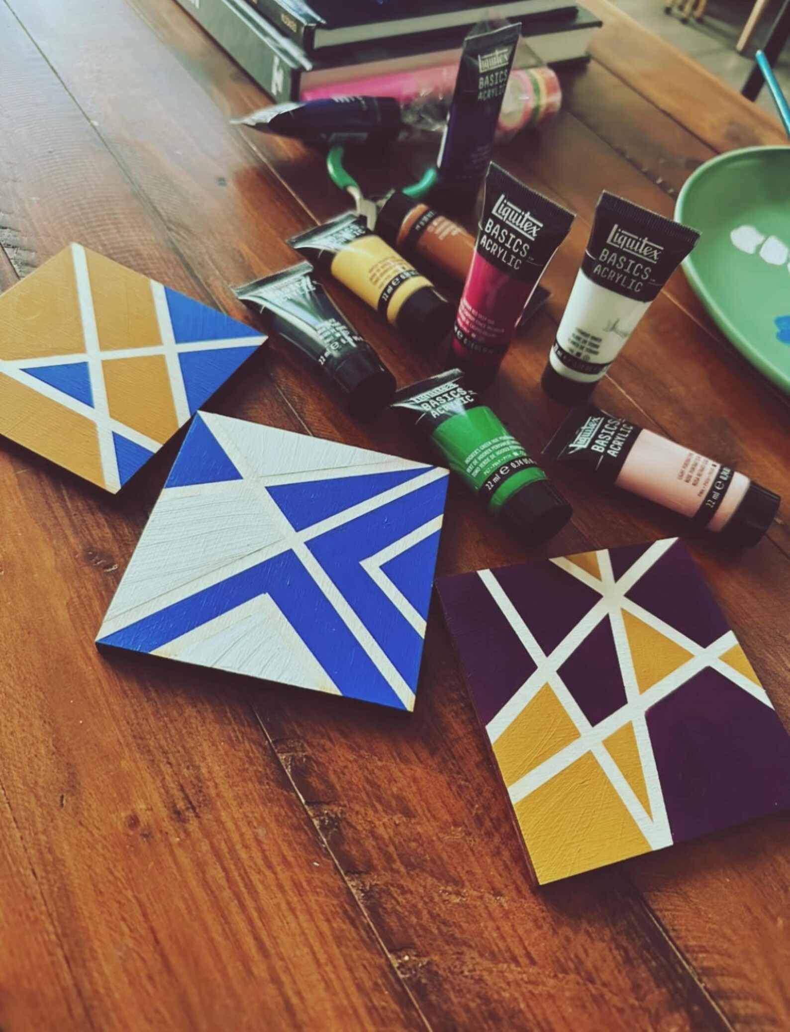 Custom Bohemian/afrocentric Coasters (set of 4) - Etsy
