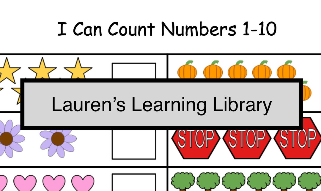 DIGITAL DOWNLOAD: 1 to 1 Correspondence Counting Elementary Education ...