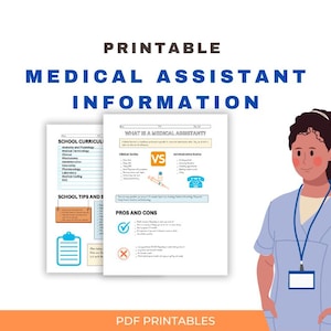 What is a Medical Assistant/ School Tips PDF - Etsy