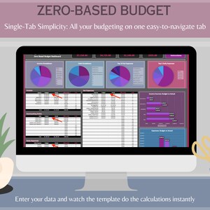 Zero-based Budgeting Excel Template | Google Sheets Compatible ...