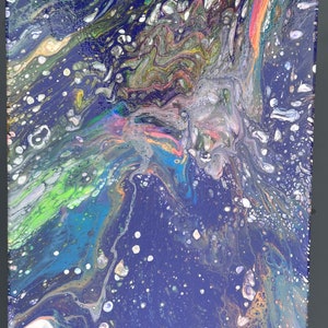 Cosmic Neon Volcano - Etsy