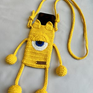 One-eyed Monster Phone Crossbody Bag - Etsy