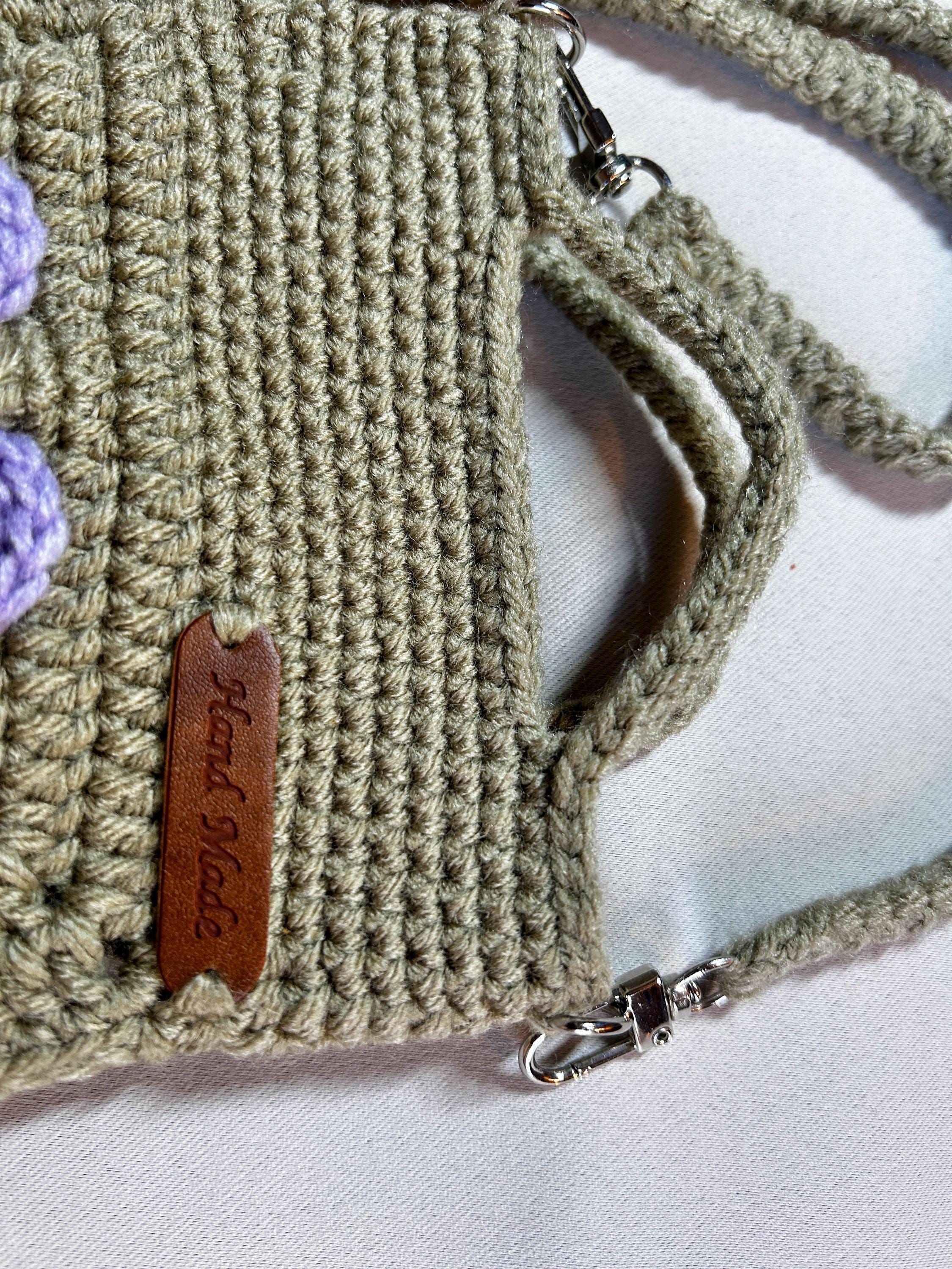 Pretty Retro Daisy Granny Square Phone Bag - Etsy