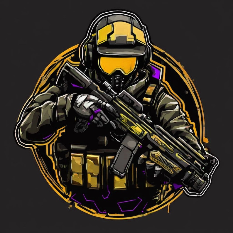 4-PACK Team Custom Profile Image PFP Gamer Logo Twitch Discord Youtube ...