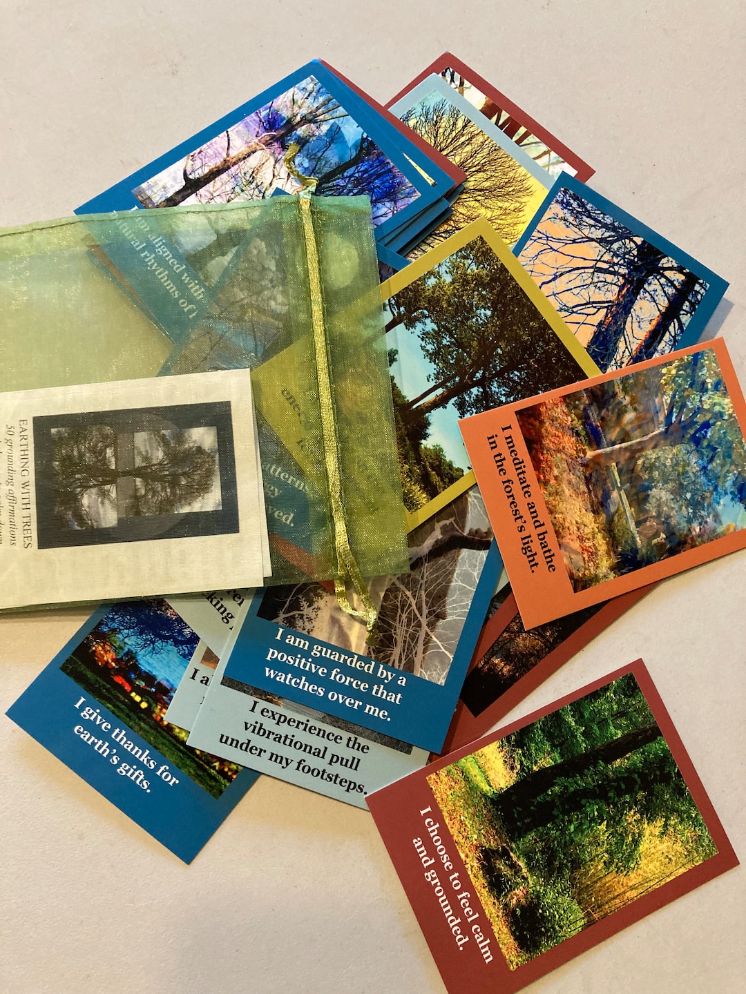 Earthing With Trees Oracle Deck Grounding Affirmations to Help You to ...