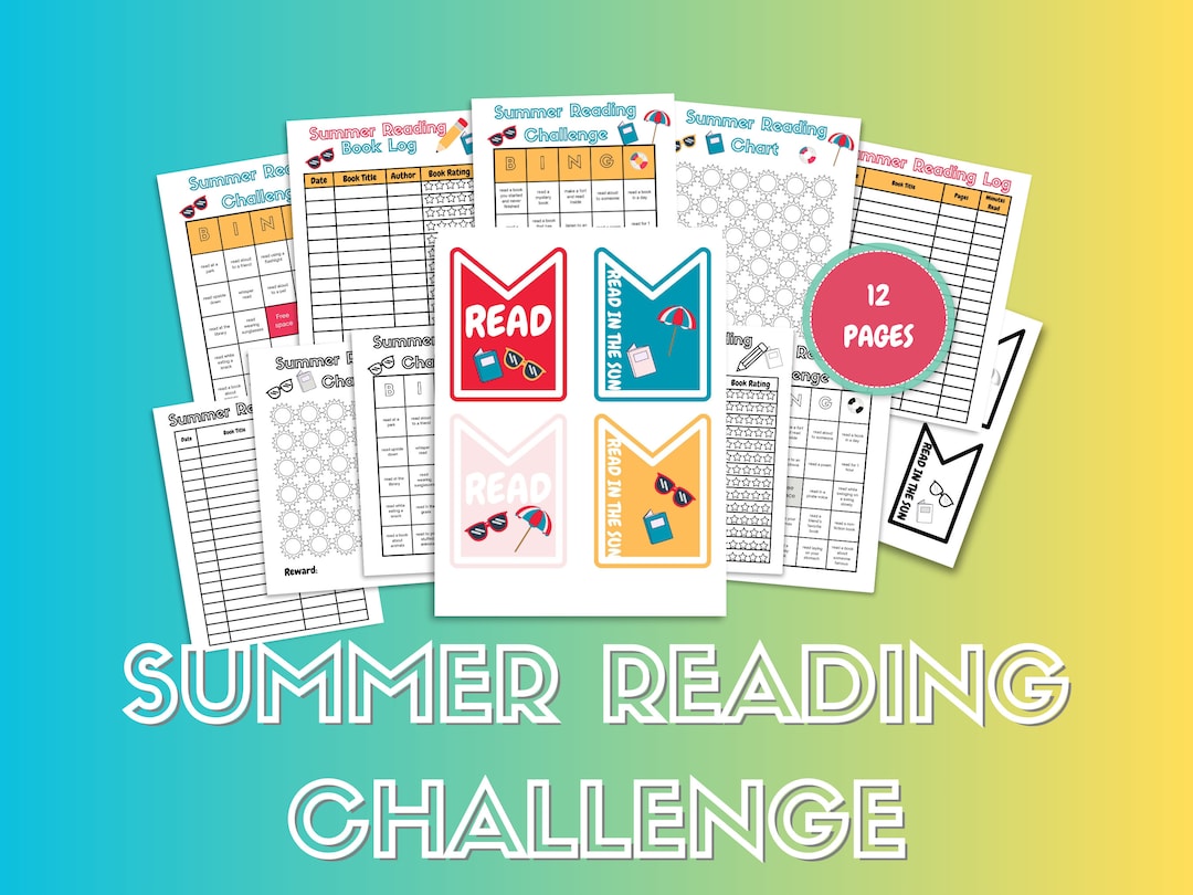 Summer Reading Challenge for Kids, Kids Reading Challenge, Reading ...