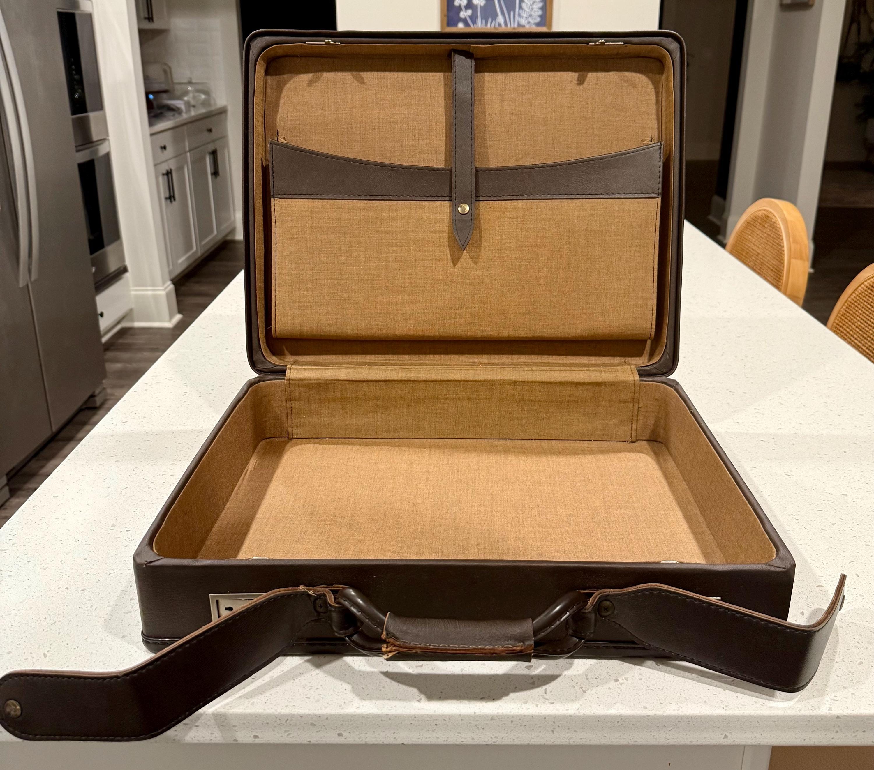 Vintage Hartmann Brown Leather Briefcase/luggage - Etsy