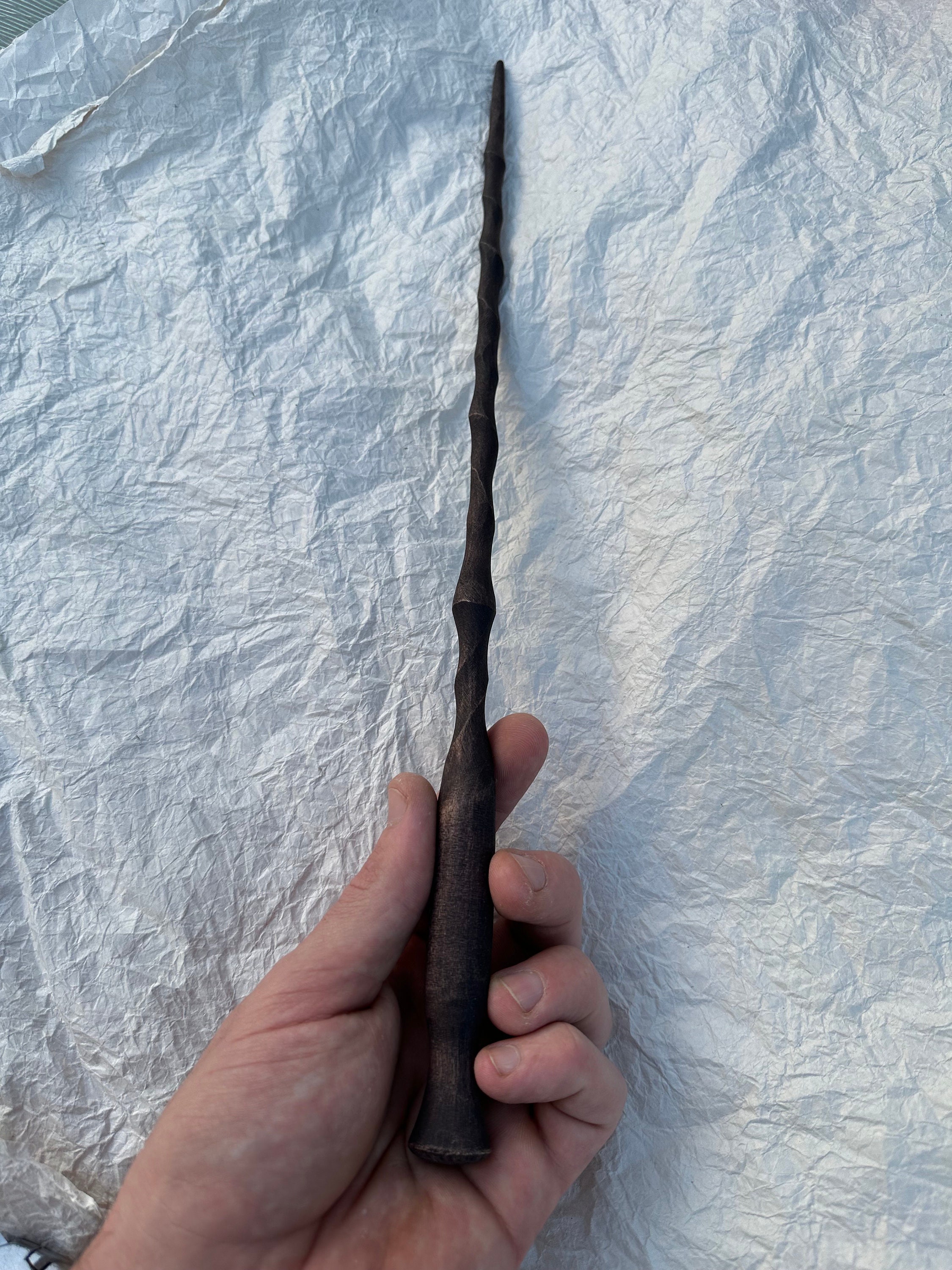 Maple Wand 16 Whippy Handmade Wooden Wand Unique Design - Etsy