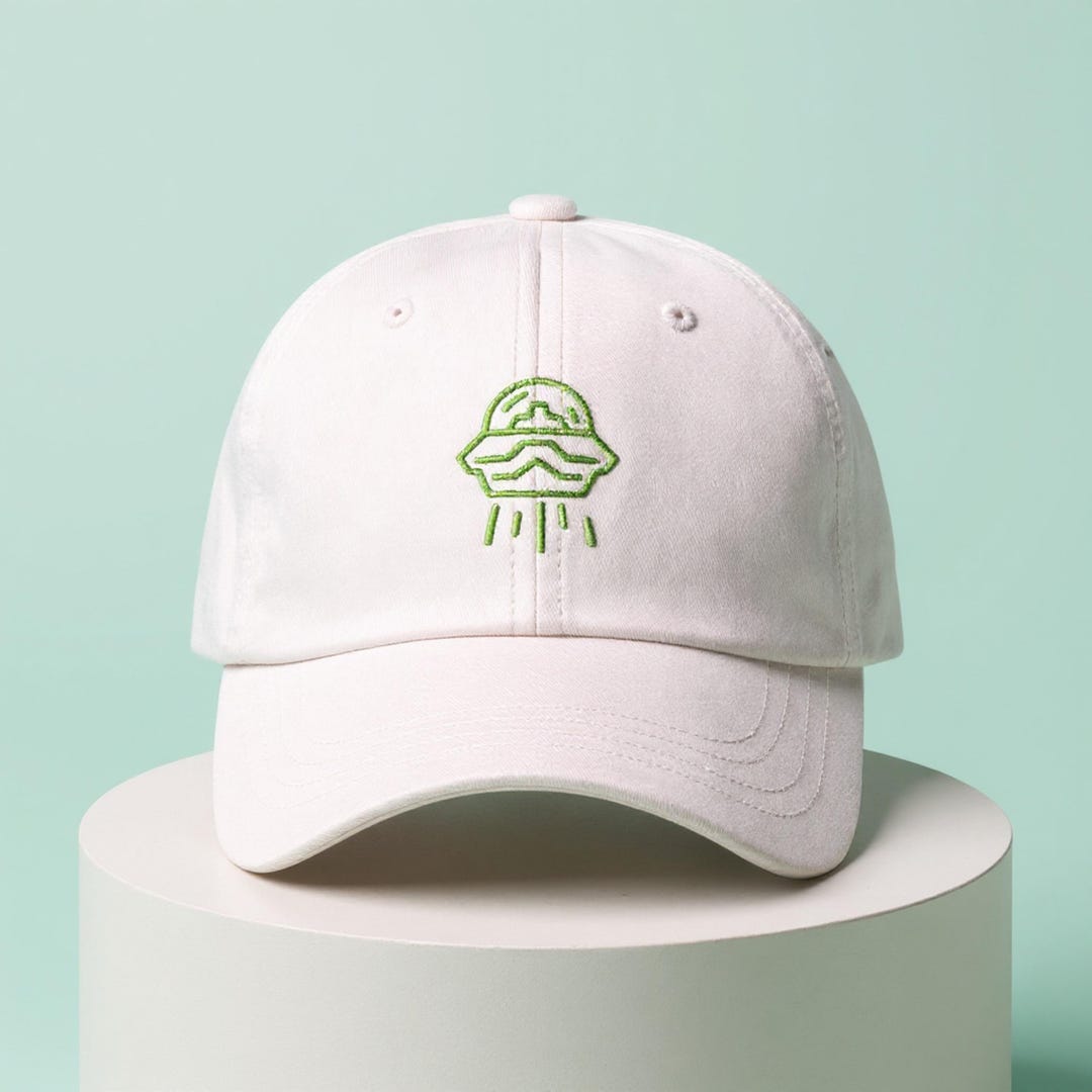Embroidered UFO Dad Hat Alien Spaceship Baseball Cap Conspiracy Theory ...