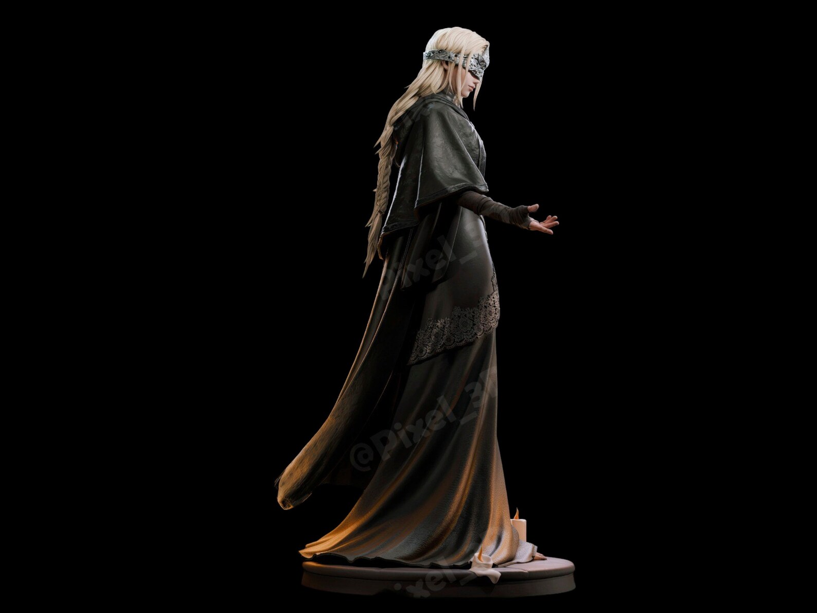 Dark Souls Fire Keeper Figure 3d Printed Hand Pained Custom Resin ...