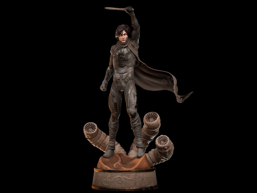 Dune Paul Atreides Figure 3d Printed Hand Painted Custom Resin Statue ...